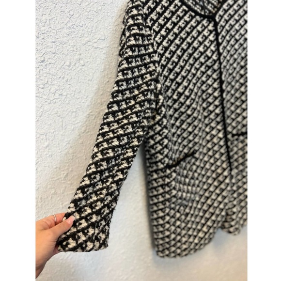 Talbots | Sweaters | Talbots Houndstooth Sweater Jacket | Poshmark